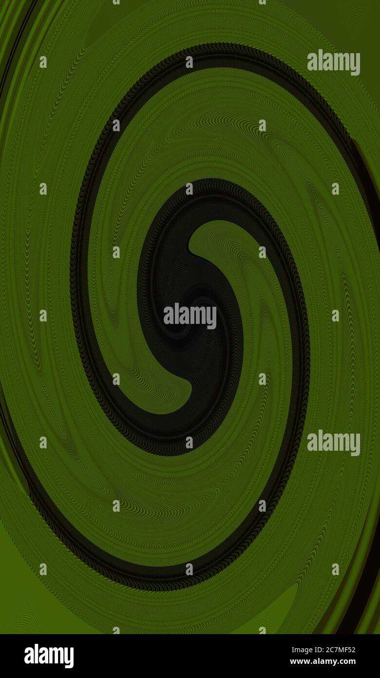 Rounding frame green art texture raster image digital creation graphic ...