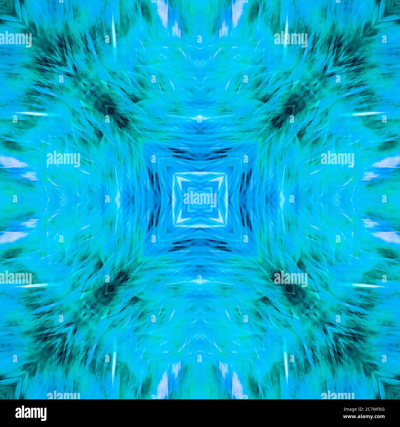 Computer graphics, pattern - kaleidoscope, seamless surreal magical ...