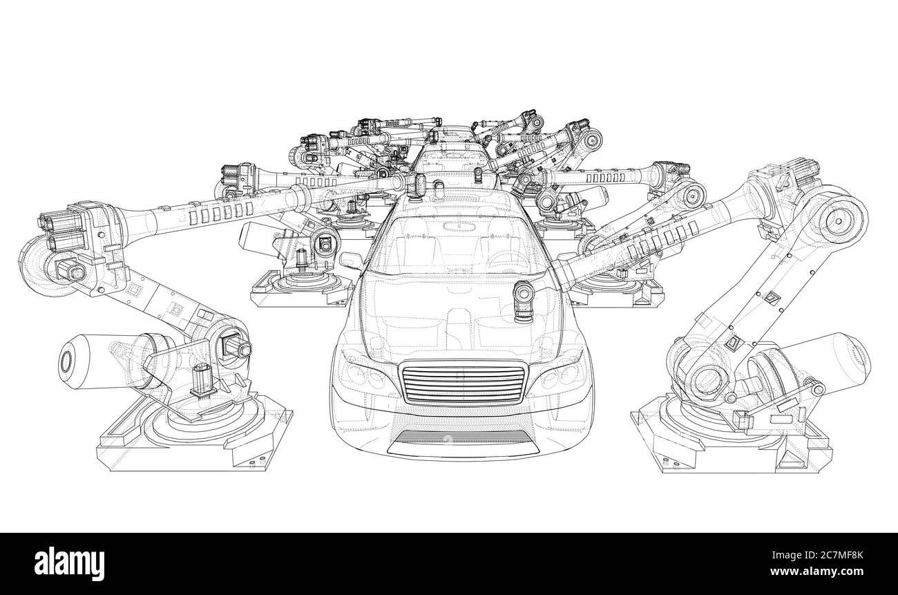 Assembly of motor vehicle Stock Photo - Alamy