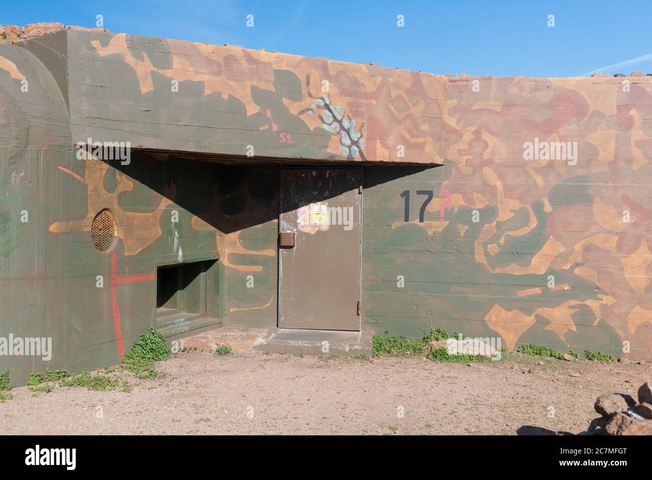 Strong Point Corbiere, German World War 2 coastal defence bunker in ...
