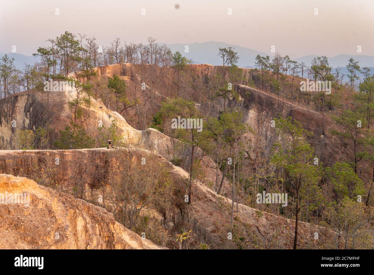 Beautiful wide open landscape In Pai, Mae Hong Soon Province, Northern ...