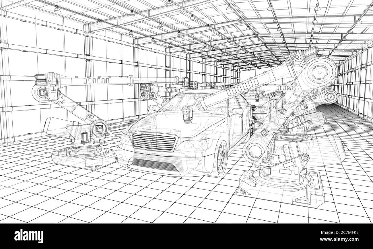 Assembly of motor vehicle Stock Photo - Alamy