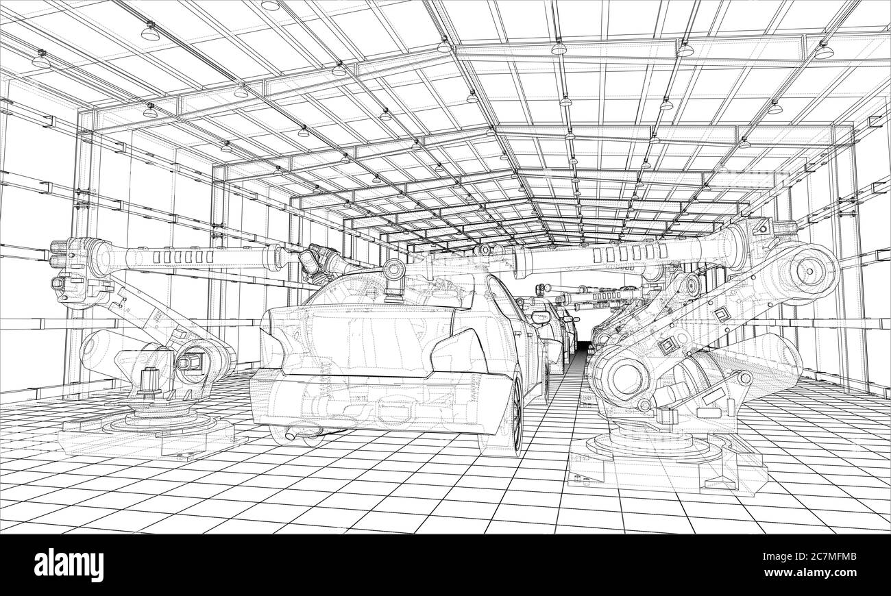 Assembly of motor vehicle Stock Photo - Alamy