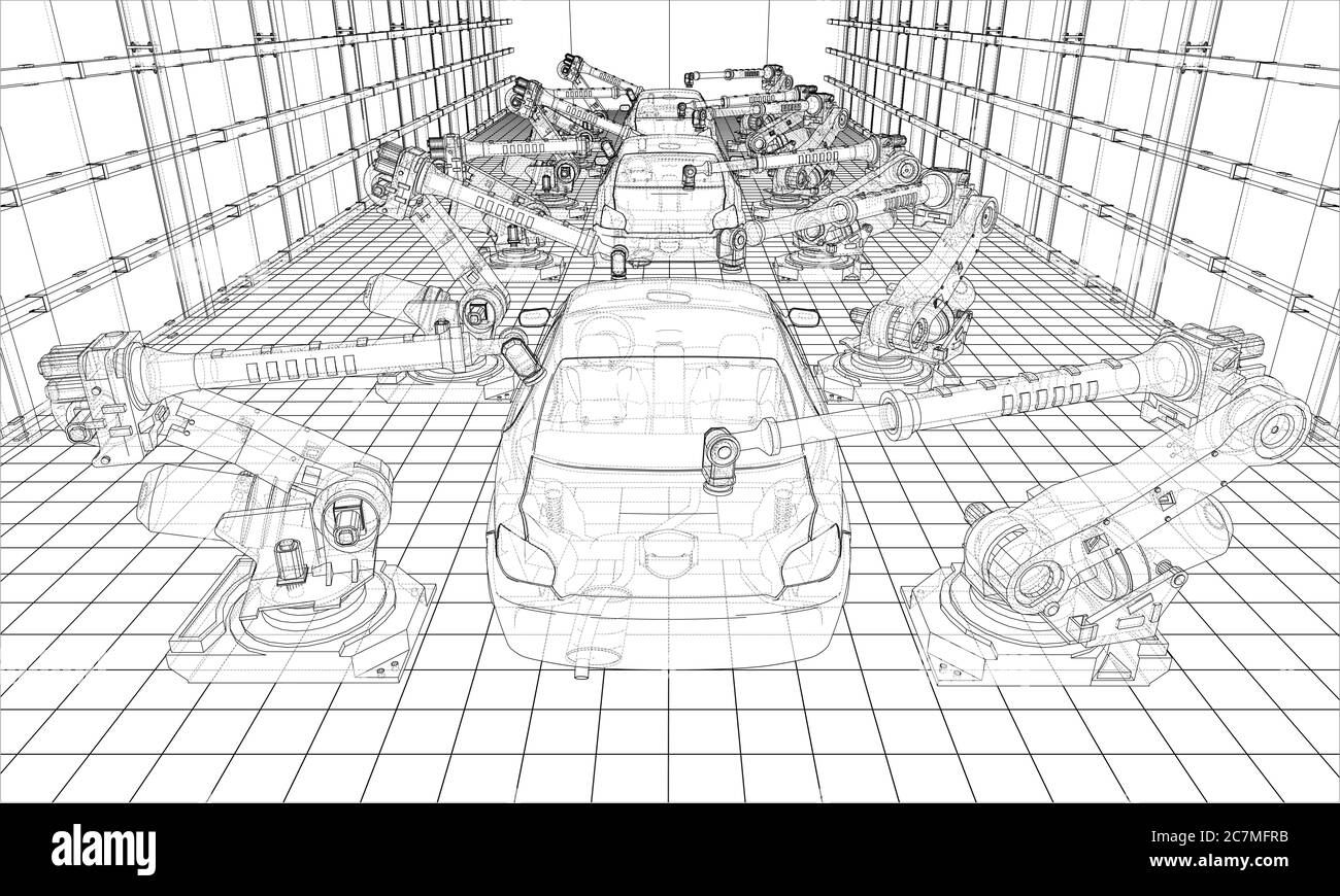 Assembly of motor vehicle Stock Photo - Alamy