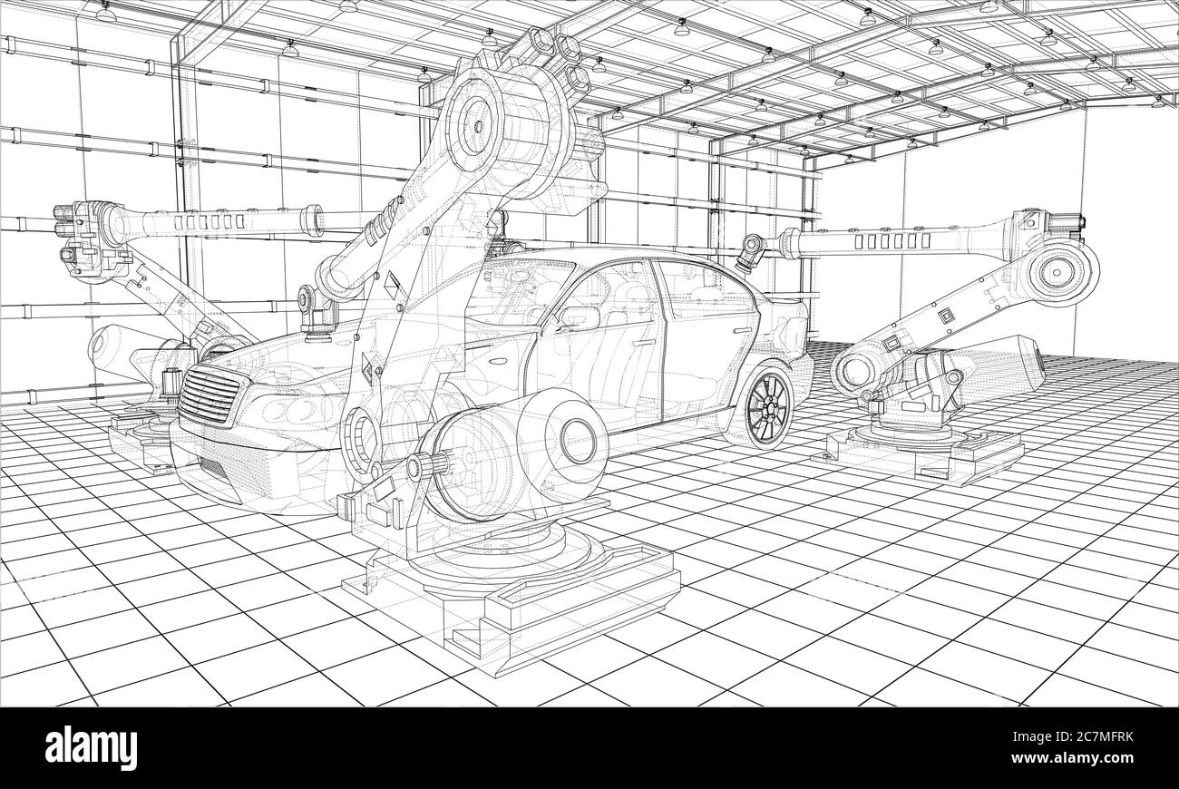 Assembly of motor vehicle Stock Photo - Alamy