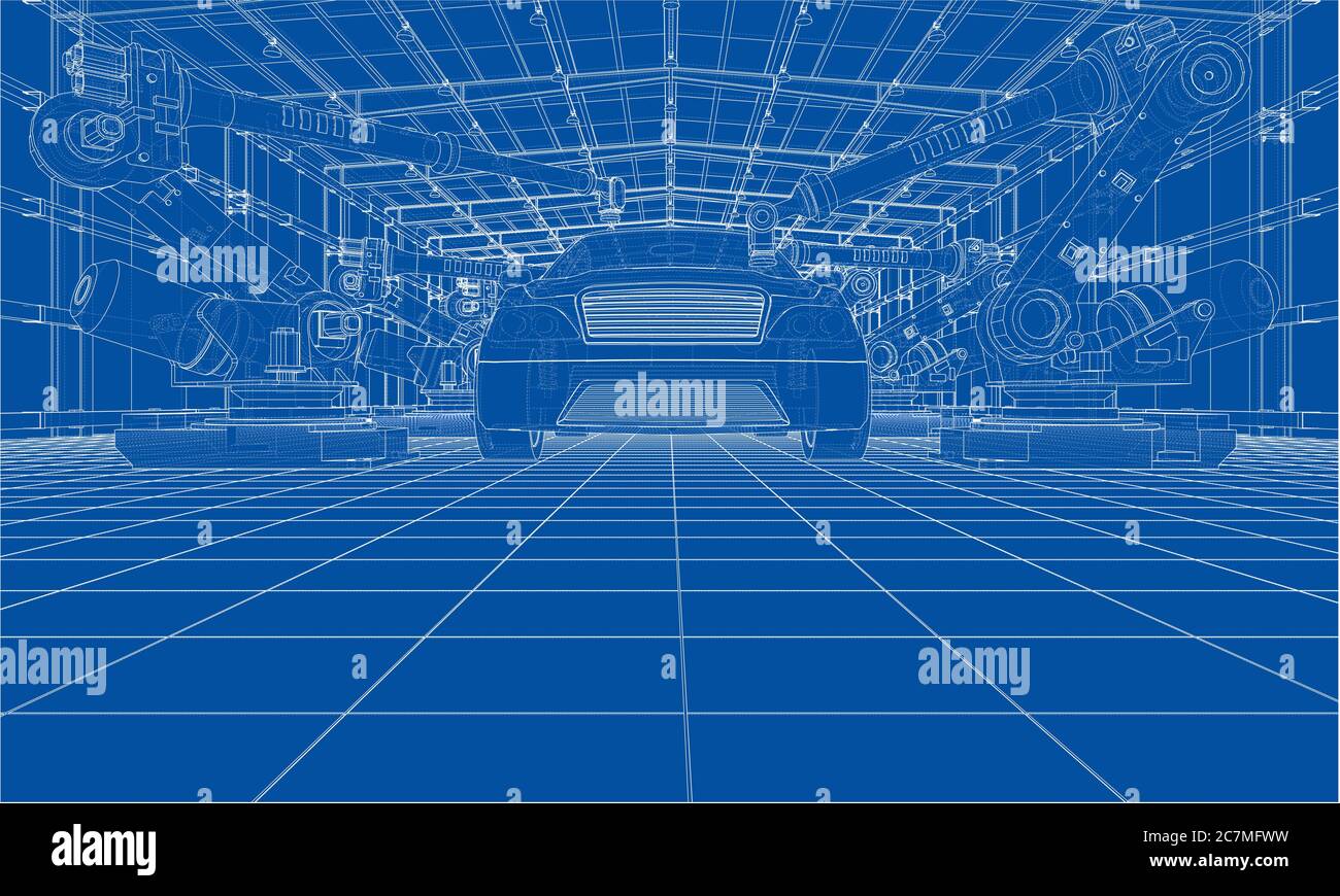 Assembly of motor vehicle Stock Photo - Alamy