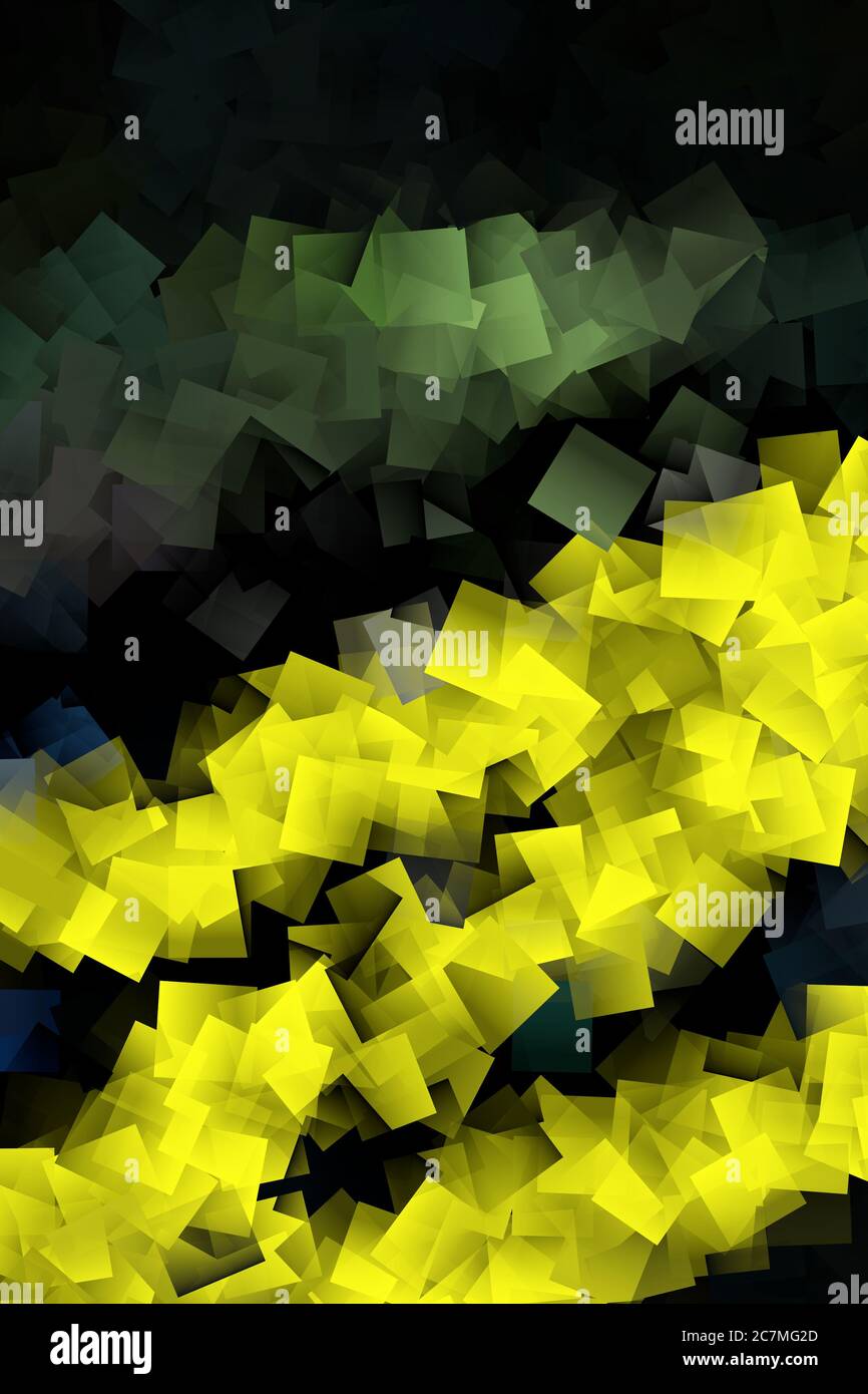 line frame yellow blocks 3d art texture raster image digital creation ...