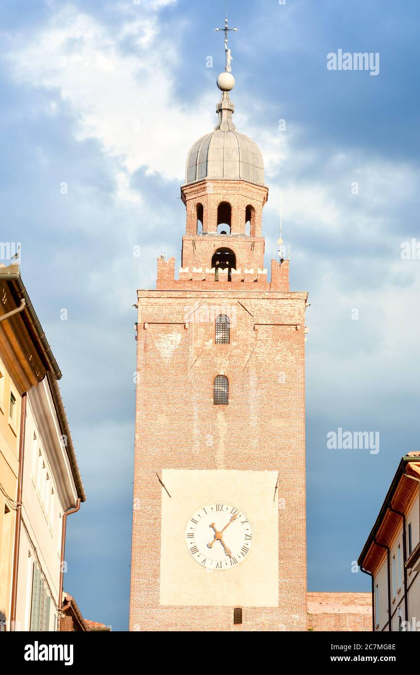 Photo Picture View of Castelfranco Veneto Medieval City in Italy Stock ...