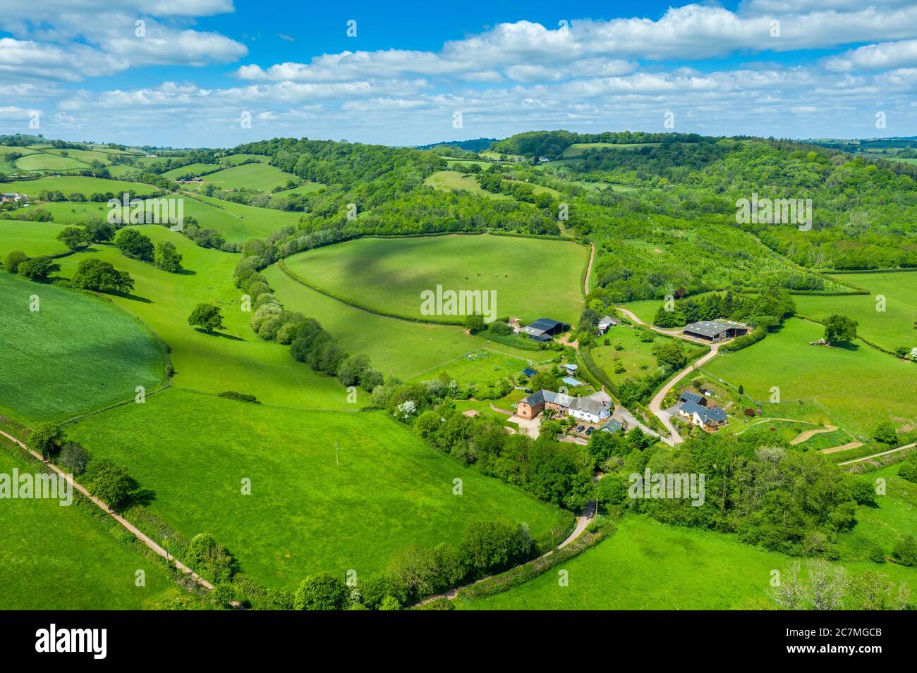 Spring in Devon near Tiverton, Devon, England, United Kingdom, Europe ...