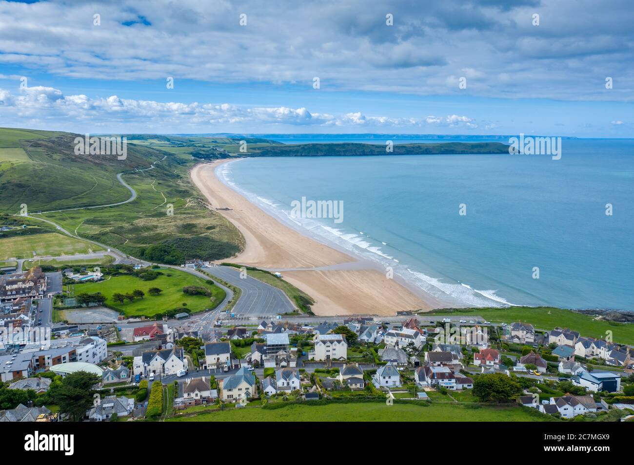 Woolacombe, Devon, England, United Kingdom, Europe Stock Photo - Alamy