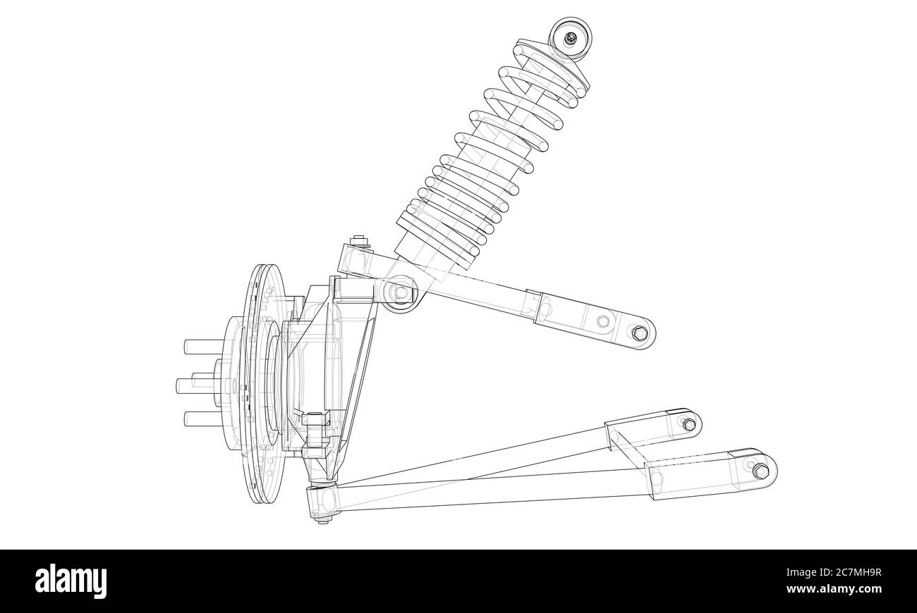 Rubber suspension Black and White Stock Photos & Images - Alamy