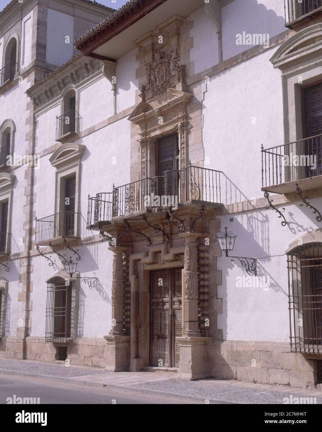 PORTADA BARROCA - 1753. Location: PALACIO FERNANDEZ ALEJO. TEMBLEQUE ...