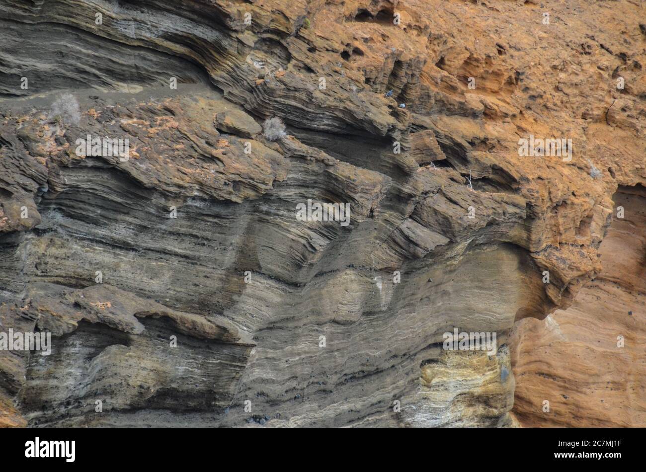 Volcanic Rock Basaltic Formation in Canary Islands Stock Photo - Alamy