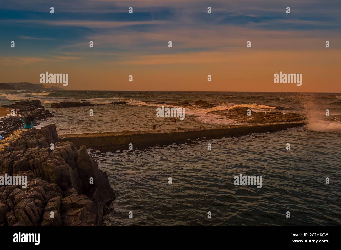 Pristine and natural Salt rock tidal pool in Dolphin coast Ballito ...