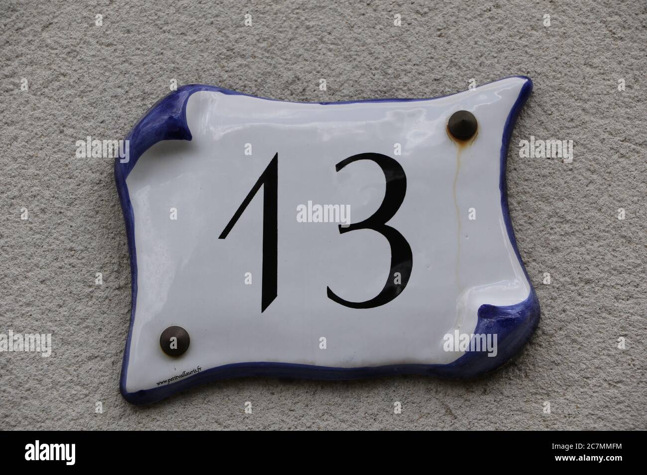 House number 13 in the city of Auray, France Stock Photo - Alamy