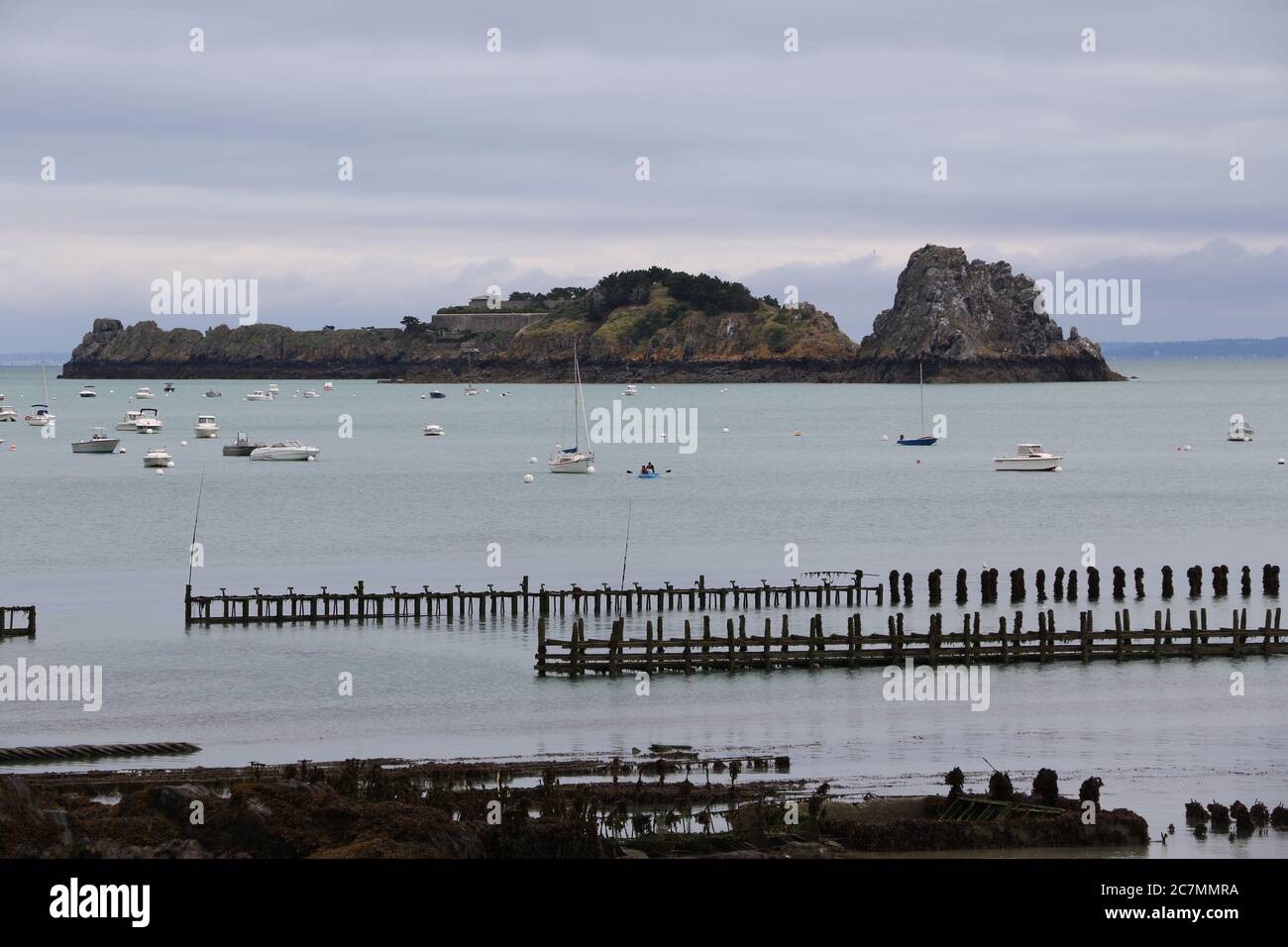 View of the bay of Cancale in France Stock Photo - Alamy