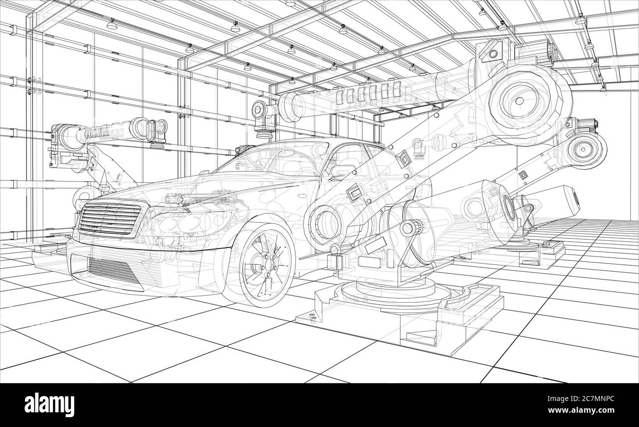 Assembly of motor vehicle Stock Photo - Alamy