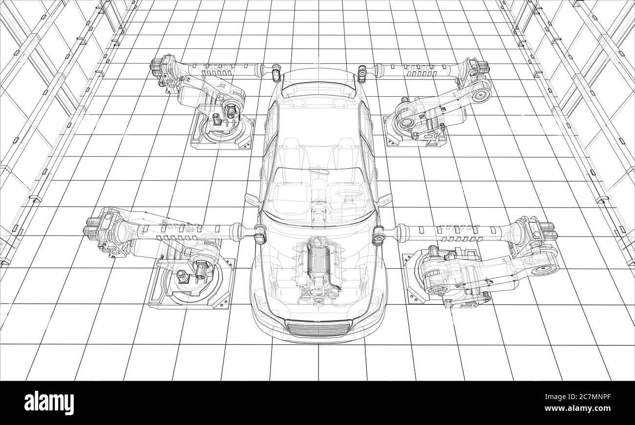 Assembly of motor vehicle Stock Photo - Alamy