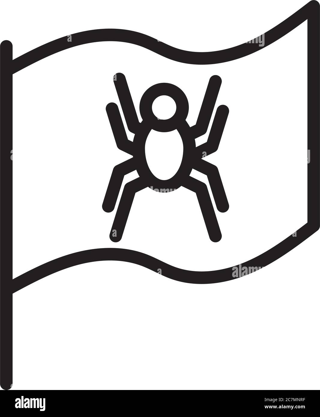 Flag spider Stock Vector Images - Alamy