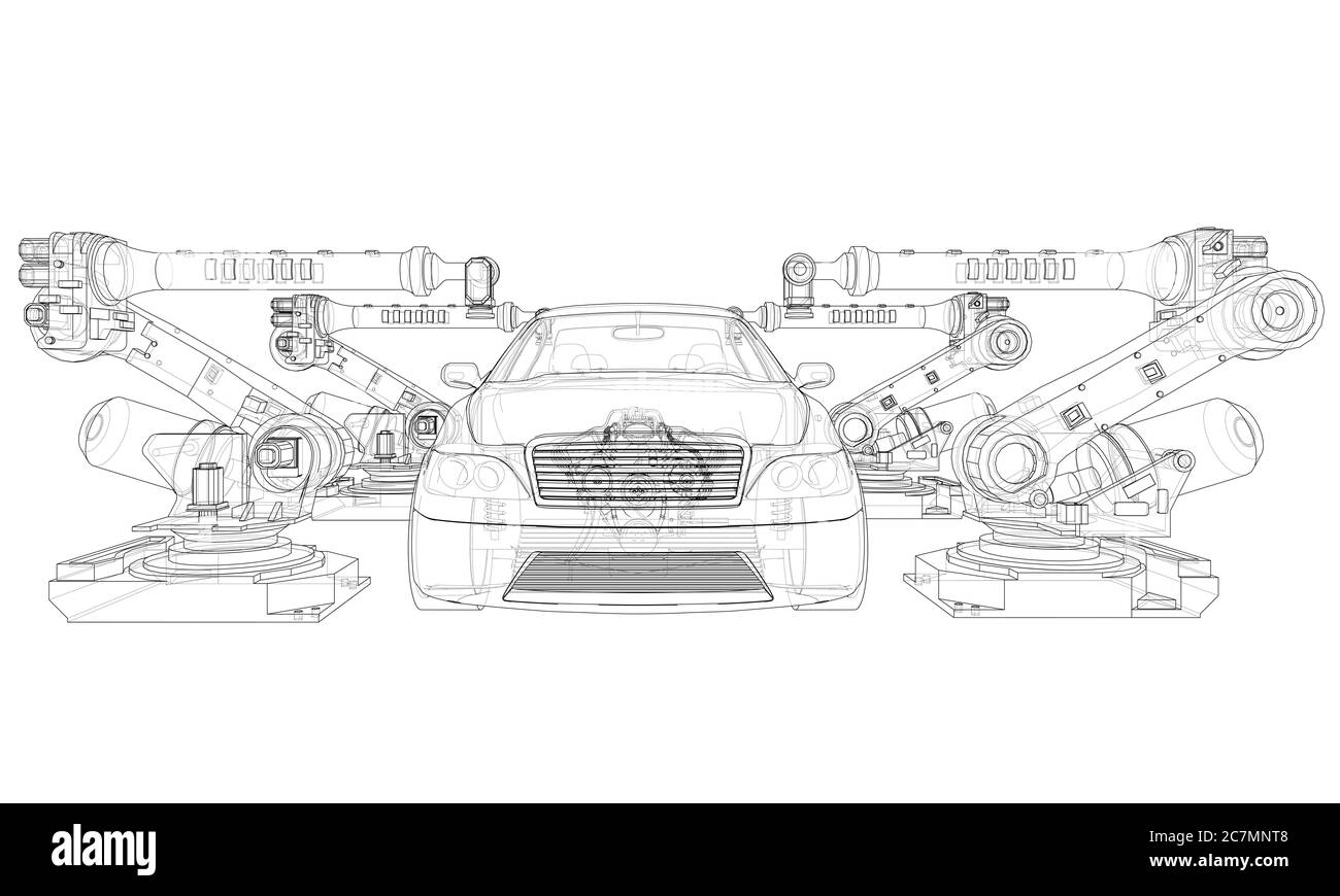 Assembly of motor vehicle Stock Photo - Alamy