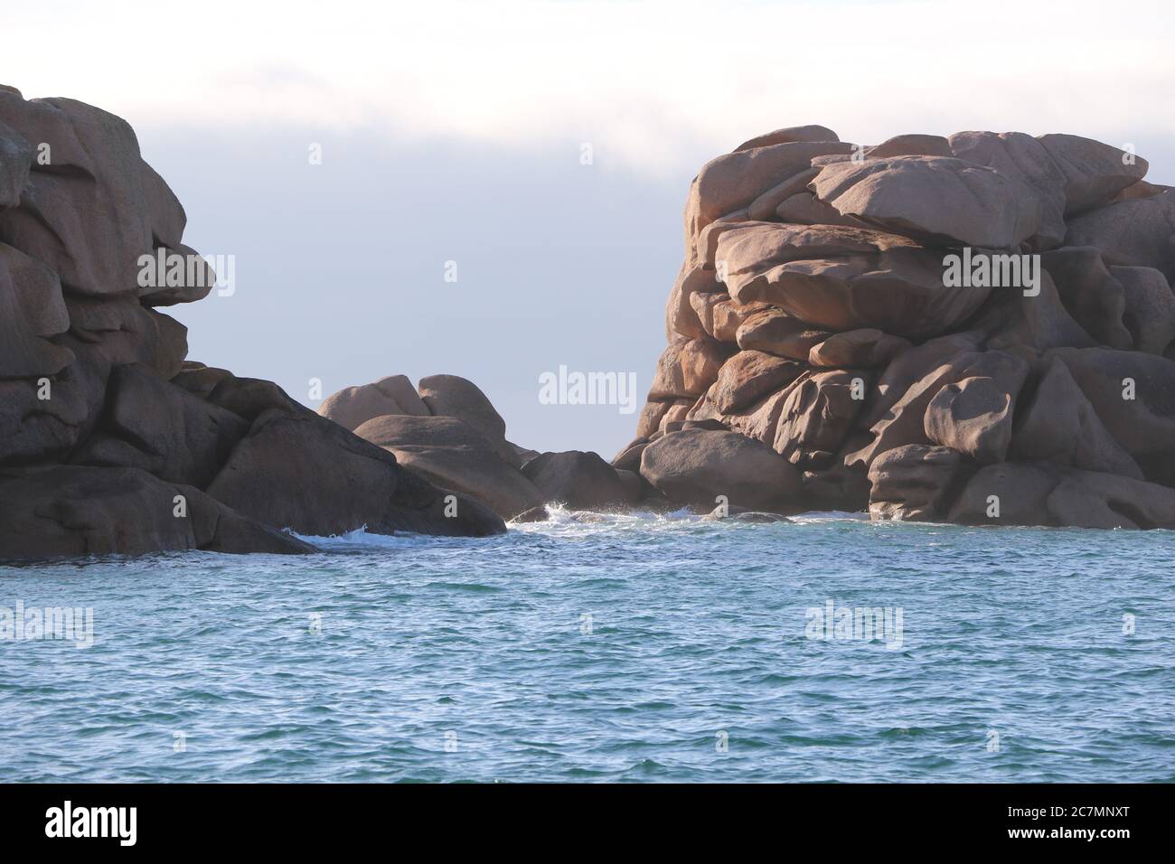 The Côte de granit rose or Pink Granite Coast, France Stock Photo - Alamy