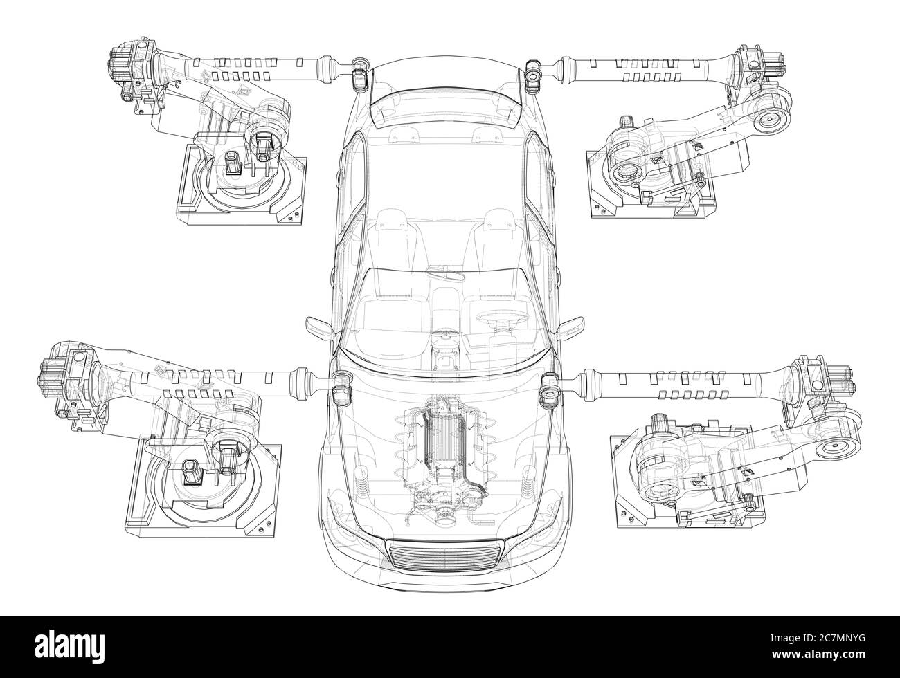 Assembly of motor vehicle Stock Photo - Alamy