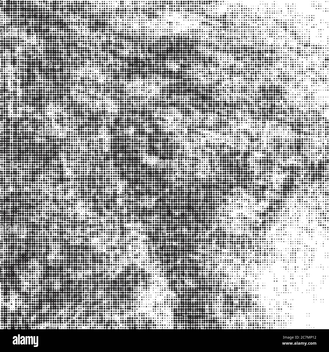 Distressed overlay grunge halftone background. Halftone dots vector ...