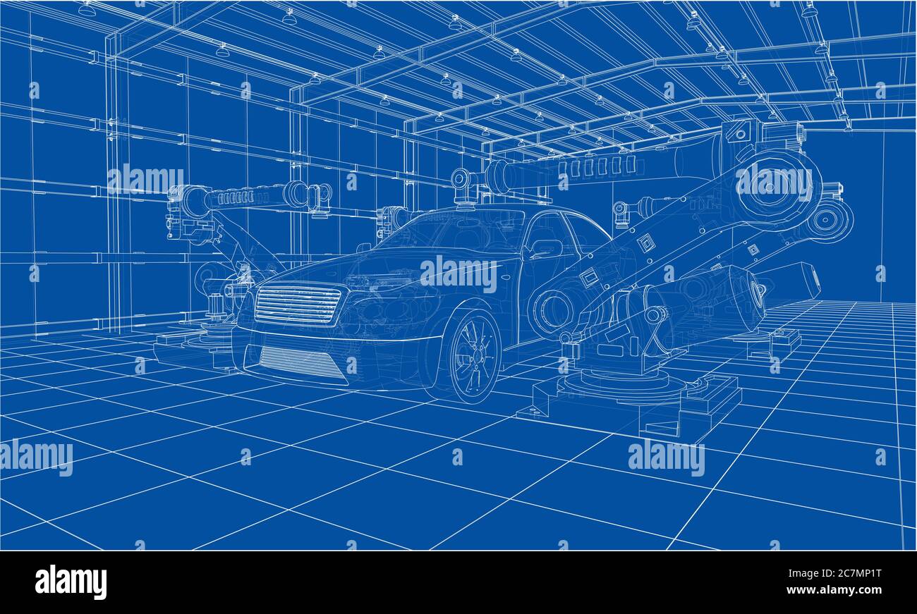Assembly of motor vehicle Stock Photo - Alamy