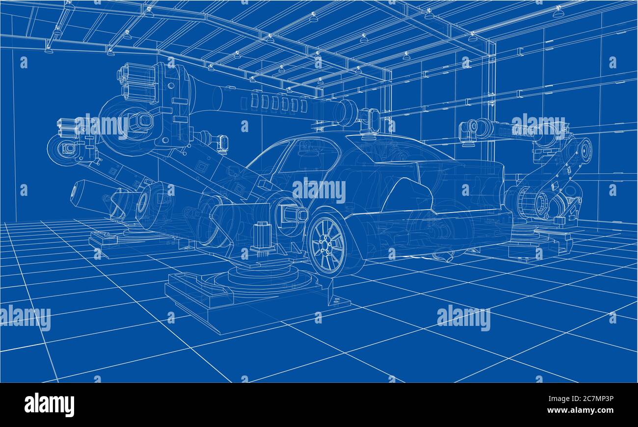 Assembly of motor vehicle Stock Photo - Alamy