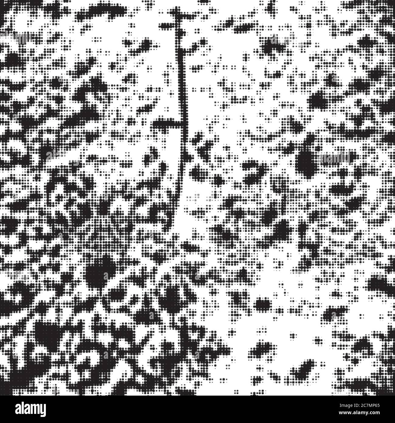 Distressed overlay grunge halftone background. Halftone dots vector ...