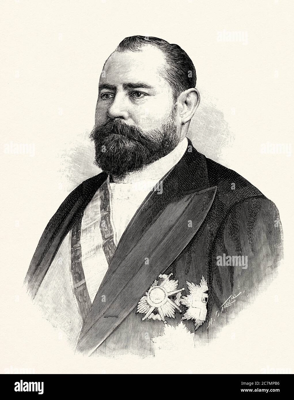 Ramón Herrera y Gutiérrez (1850 - 1896) III Count de la Mortera ...