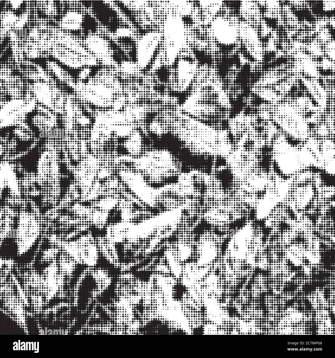 Distressed overlay grunge halftone background. Halftone dots vector ...