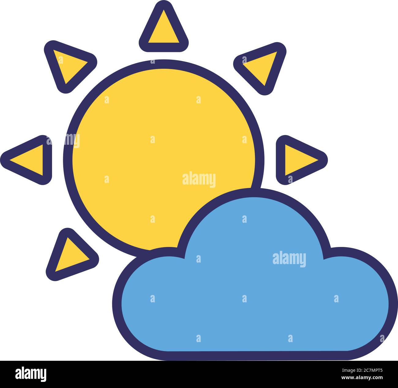 Midday sunrise Stock Vector Images - Alamy