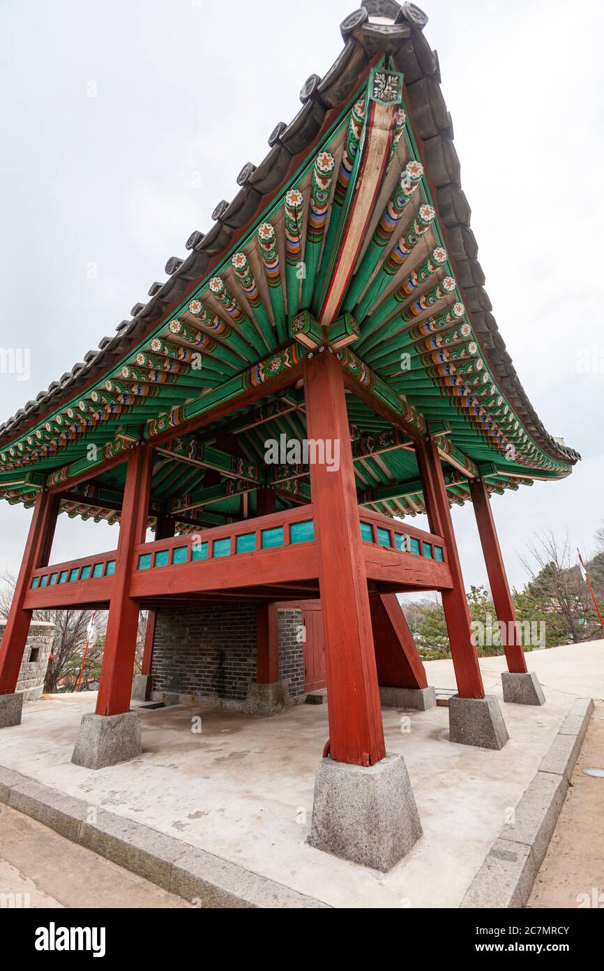 Hwaseomun, west gate, Hwaseong Fortress, Suwon, Gyeonggi Province ...