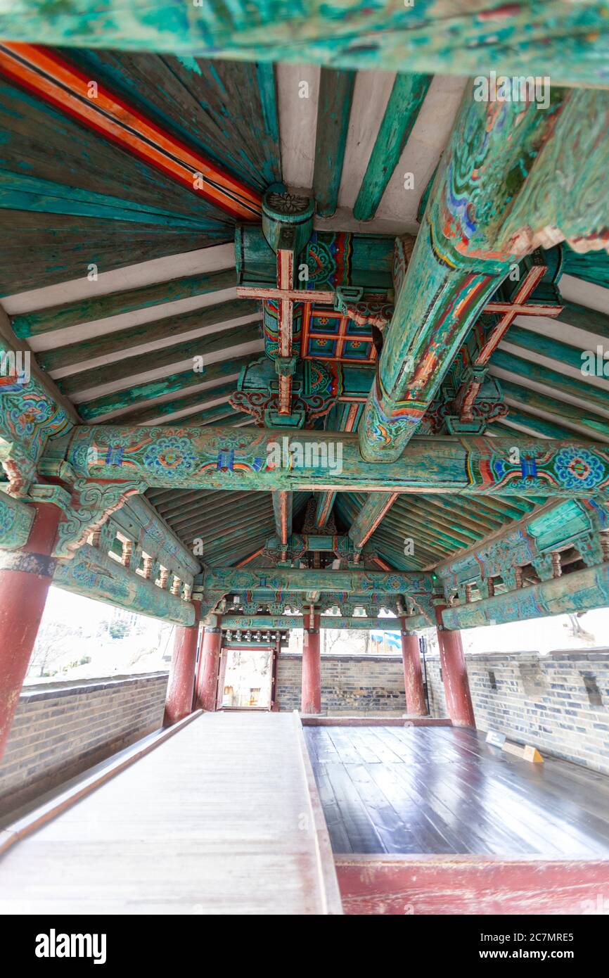 Hwaseomun, west gate, Hwaseong Fortress, Suwon, Gyeonggi Province ...