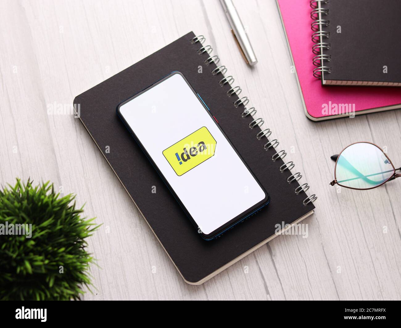 Telecom vodafone idea logo hi-res stock photography and images - Alamy