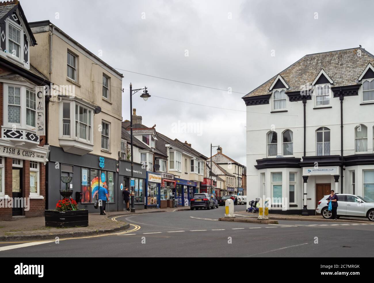 The town of holsworthy hi-res stock photography and images - Alamy