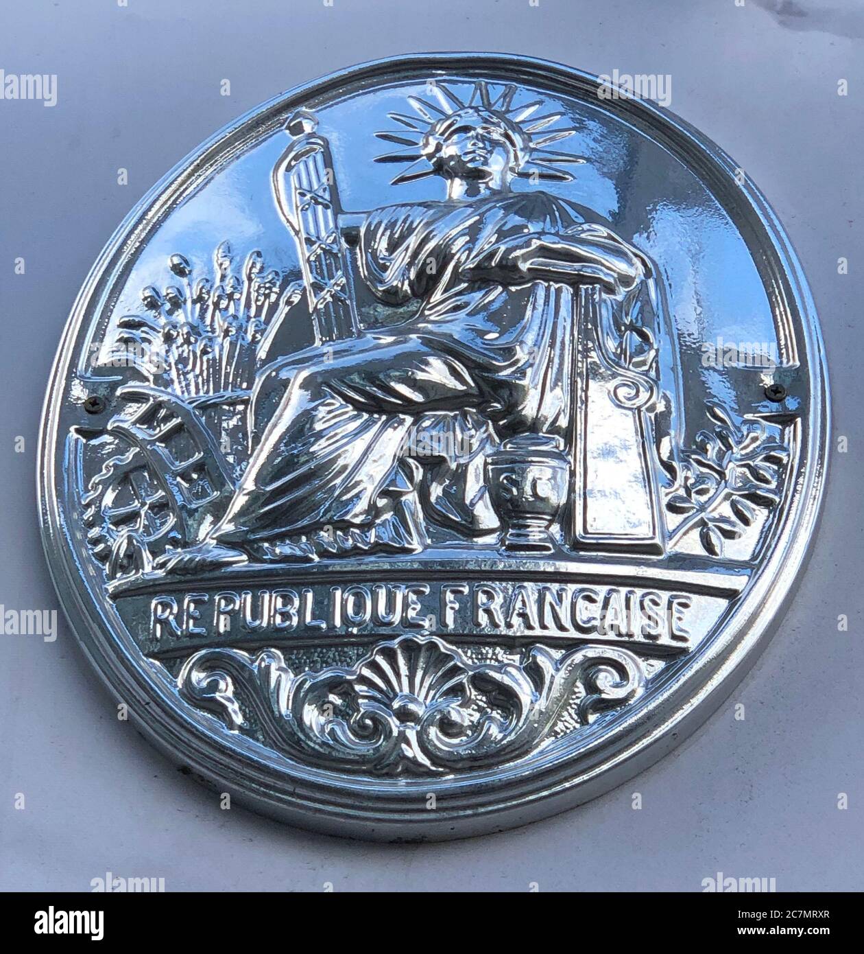 Official symbol of a french office of notary Stock Photo - Alamy