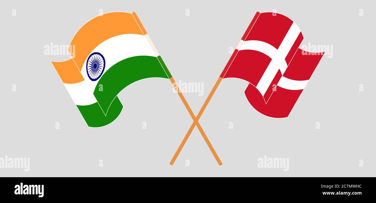 India denmark flag Stock Vector Images - Alamy