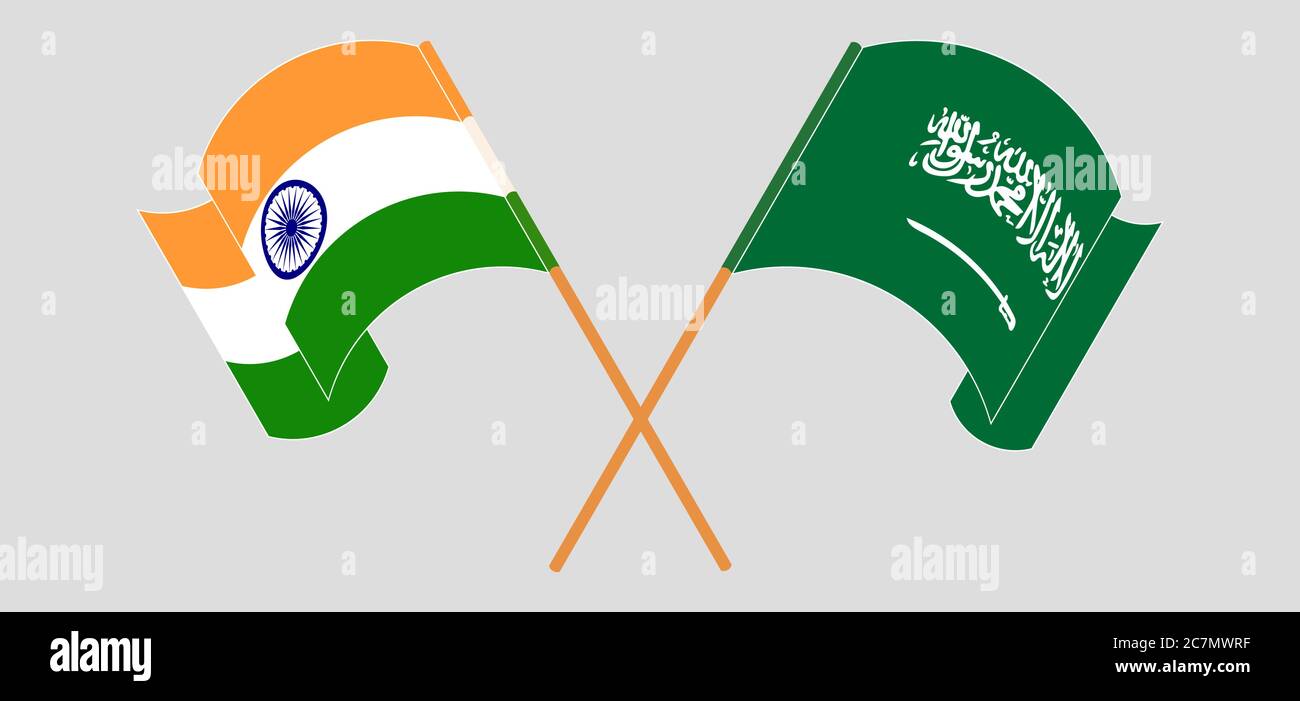 India saudi arabia flag hi-res stock photography and images - Alamy