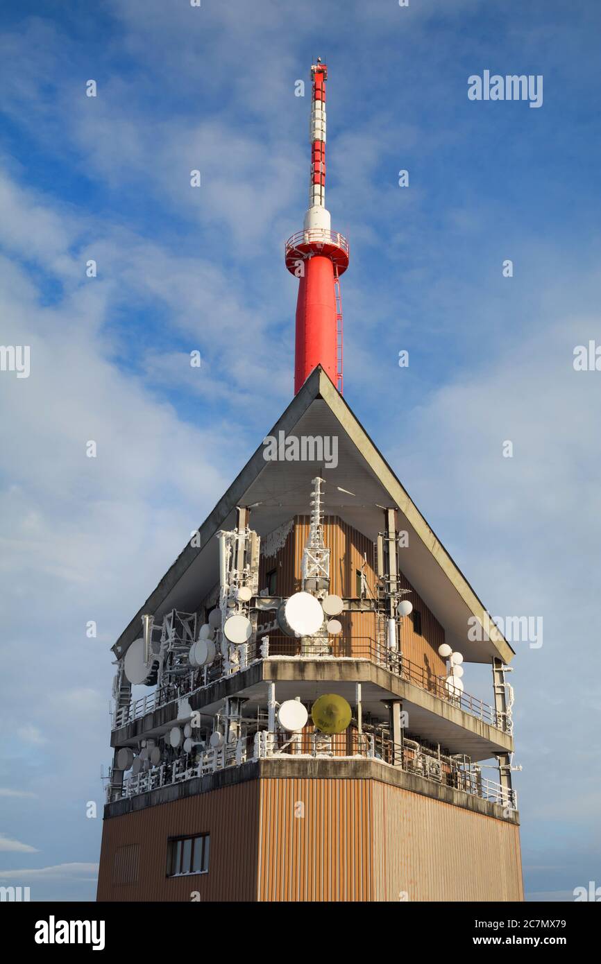 Mast on mountain top hi-res stock photography and images - Alamy