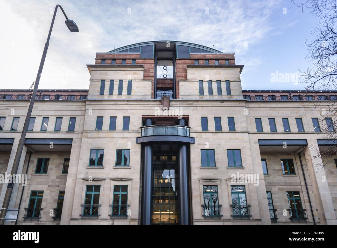 Facade of Traverse Theatre in Edinburgh, the capital of Scotland, part ...