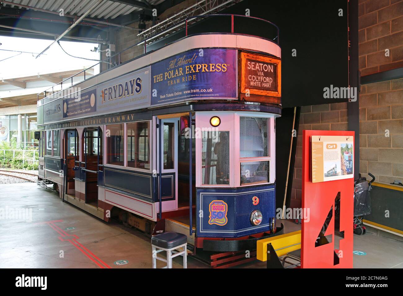 Seaton Station, Seaton Tramway, Devon, England, Great Britain, United ...
