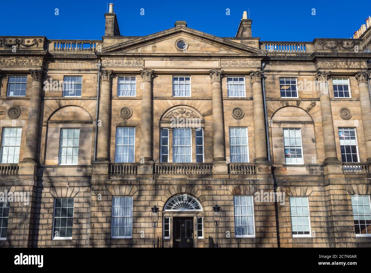 Georgian House on Charlotte Square in New Town district of Edinburgh ...
