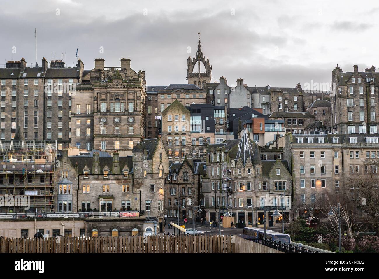 Old Town in Edinburgh, the capital of Scotland, part of United Kingdom ...