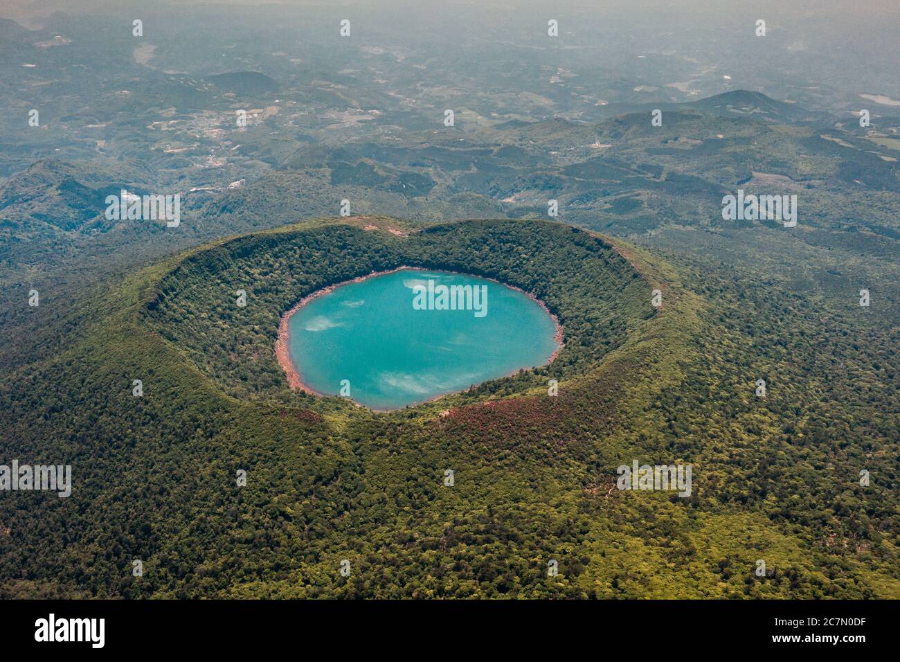 Aerial shot of the mesmerizing beautiful landscape full of greenery ...