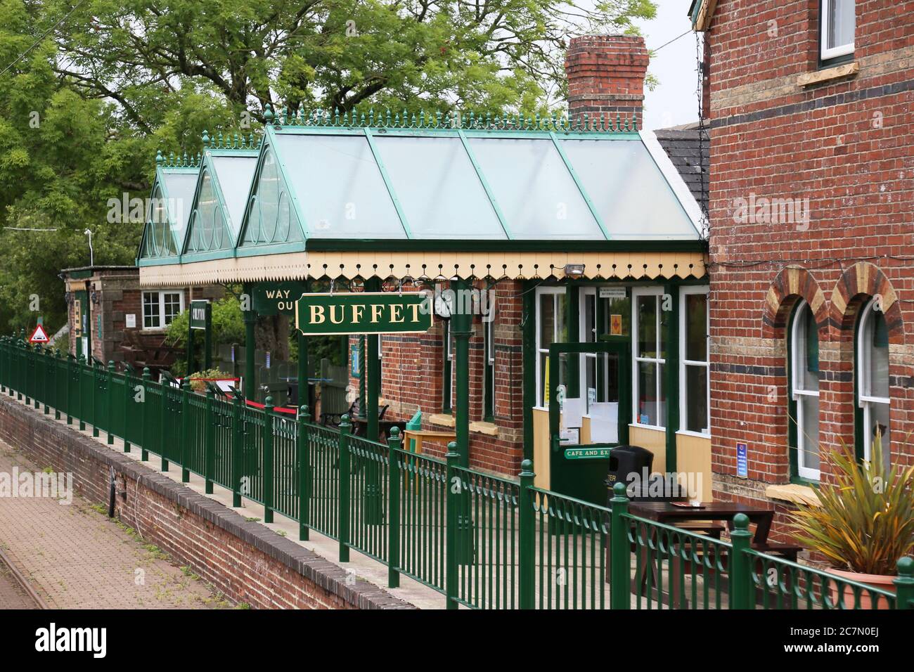 Colyton Station, Seaton Tramway, Devon, England, Great Britain, United ...