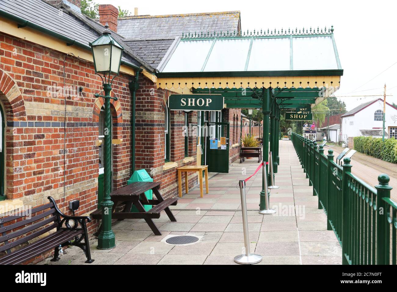 Colyton Station, Seaton Tramway, Devon, England, Great Britain, United ...