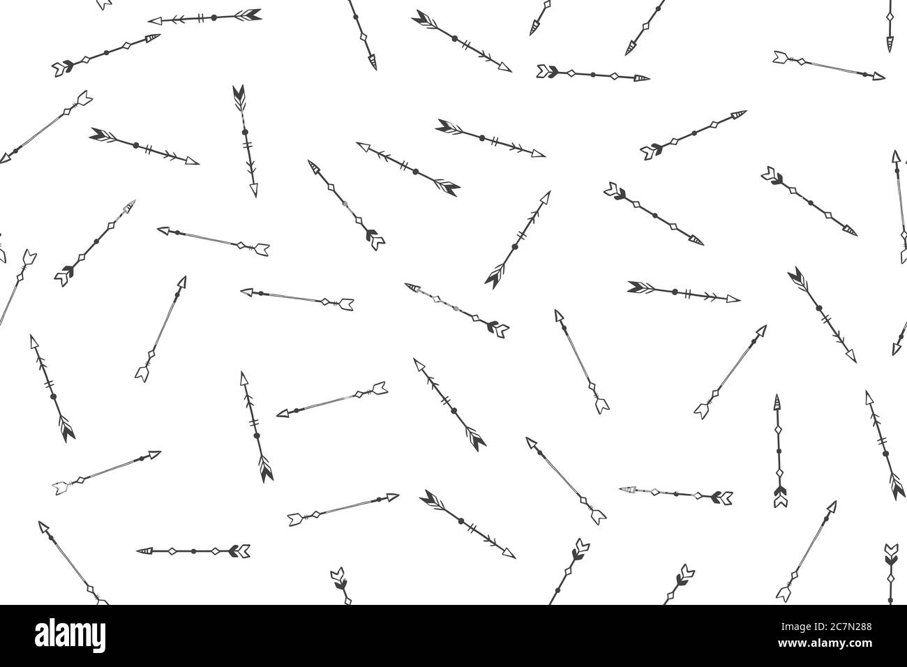 arrows seamless pattern,tribal texture,vector illustration Stock Vector ...