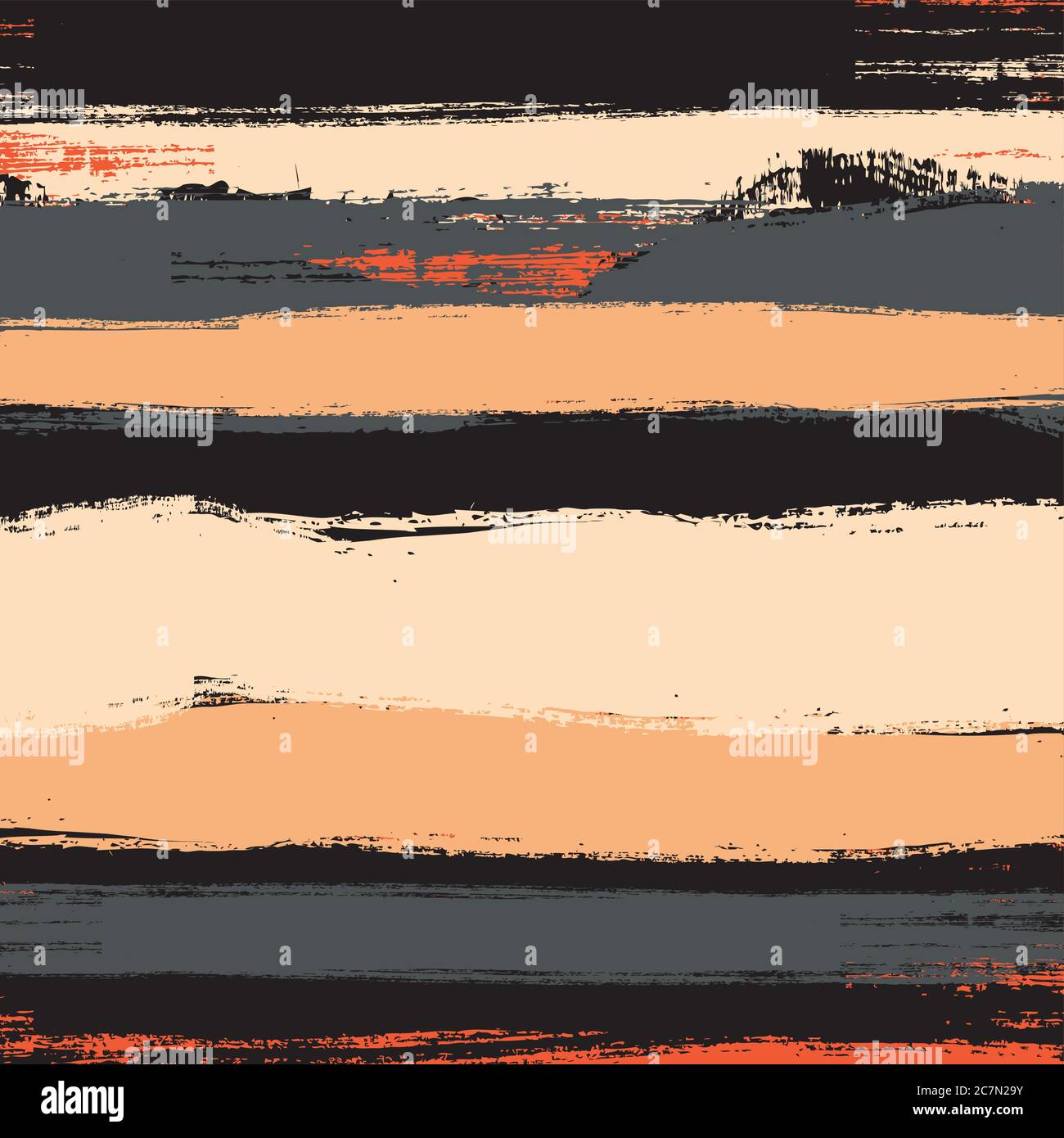grunge texture with hand painted horizontal brush strokes,vector ...